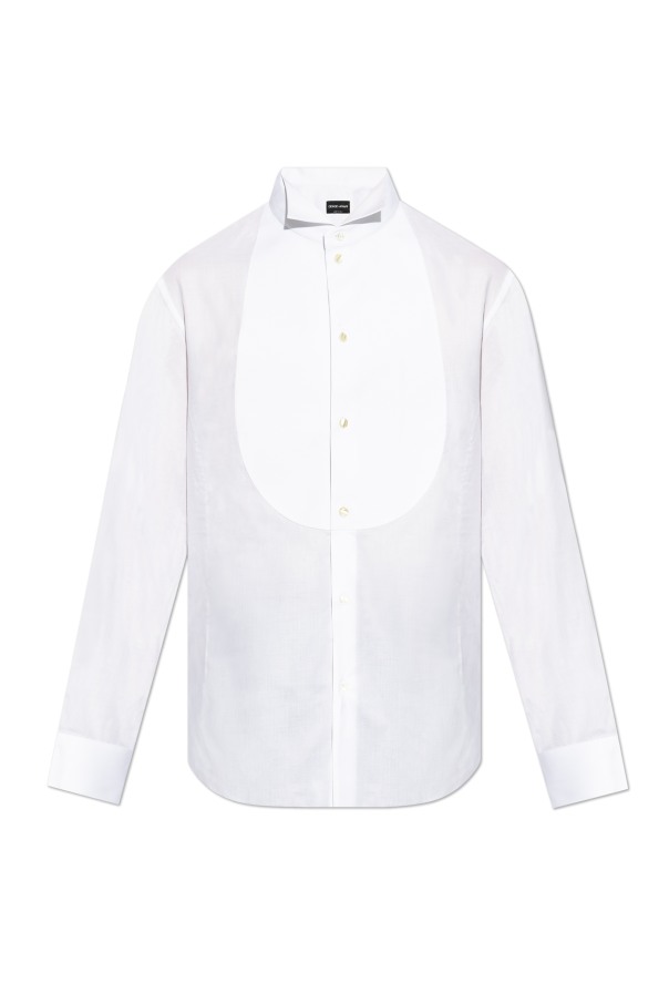 White Tuxedo shirt Giorgio Armani Vitkac Australia
